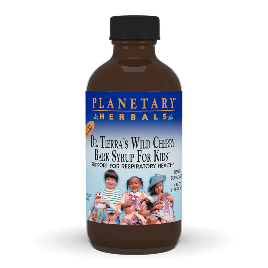 Planetary Herbals Wild Cherry Bark Syrup For Kids | HSU